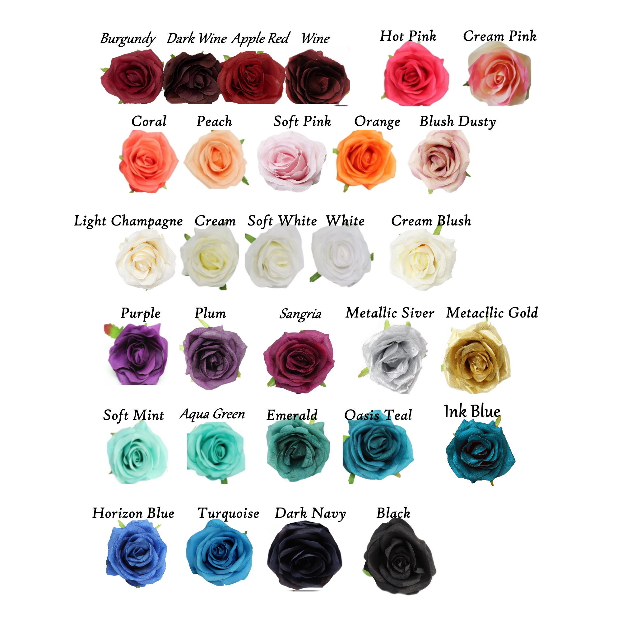 Stemless Loose Roses-perfect for Making Bouquet Corsage - Etsy