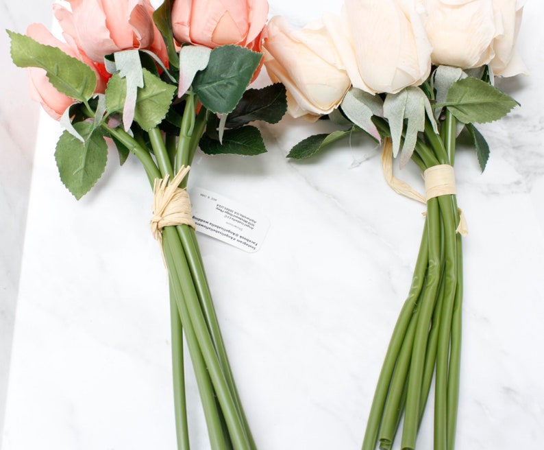 Real Touch Rosebud Bundle: Carpi Blue, Coral, Pink, Navy, Peach, Orange ...