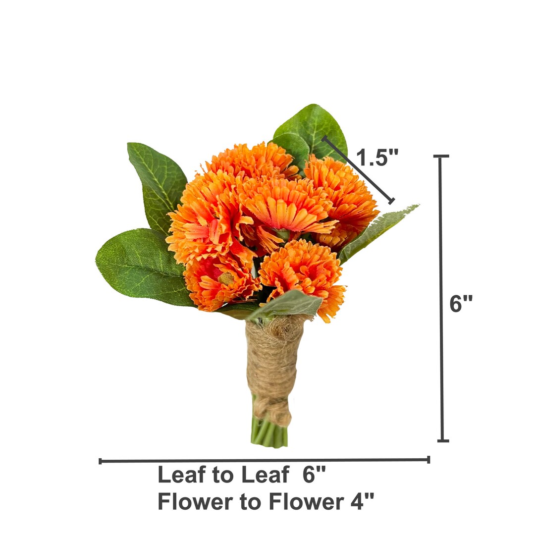 Mini Wild Daisy Bouquet Twine Wrapped-fall Decor Flower Girl Bouquet ...