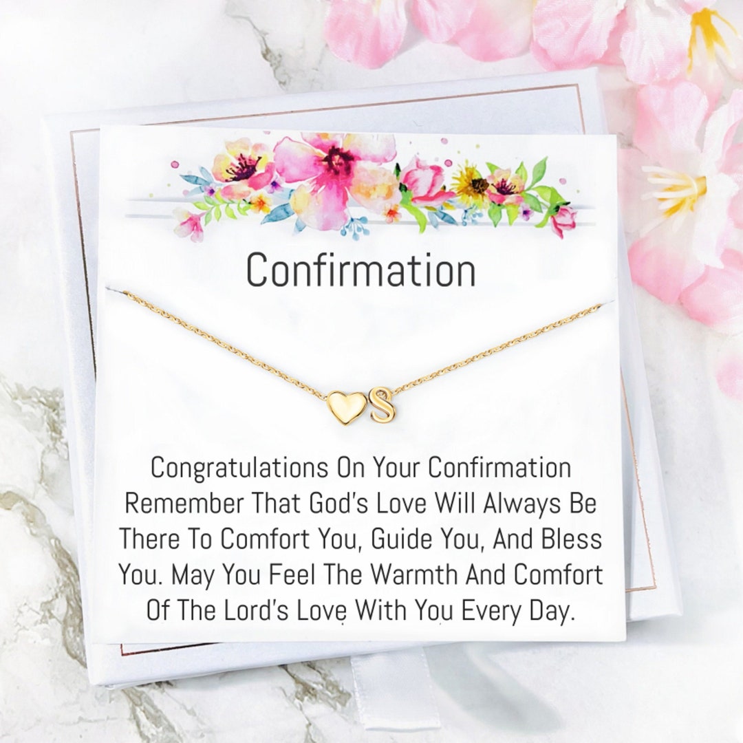 Confirmation Necklace for Girls, Confirmation Gift, Girl First ...