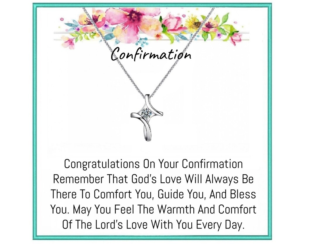 Holy Confirmation Necklace for Girls, Confirmation Necklace ...