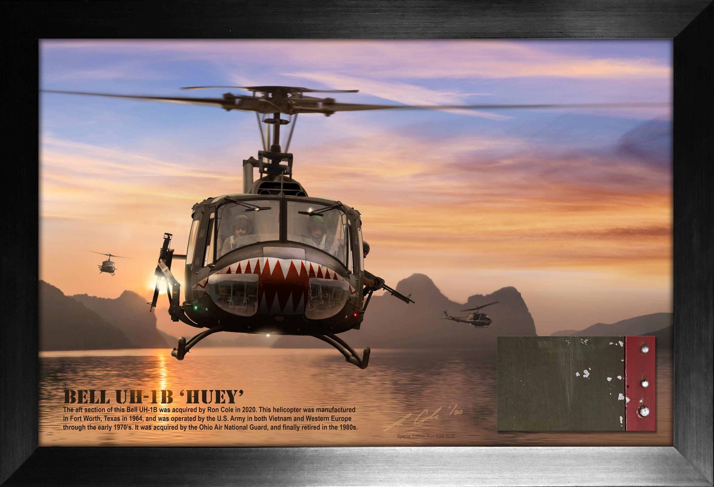 Bell UH-1B Huey US Army Vietnam Helicopter Limited Edition Relic ...