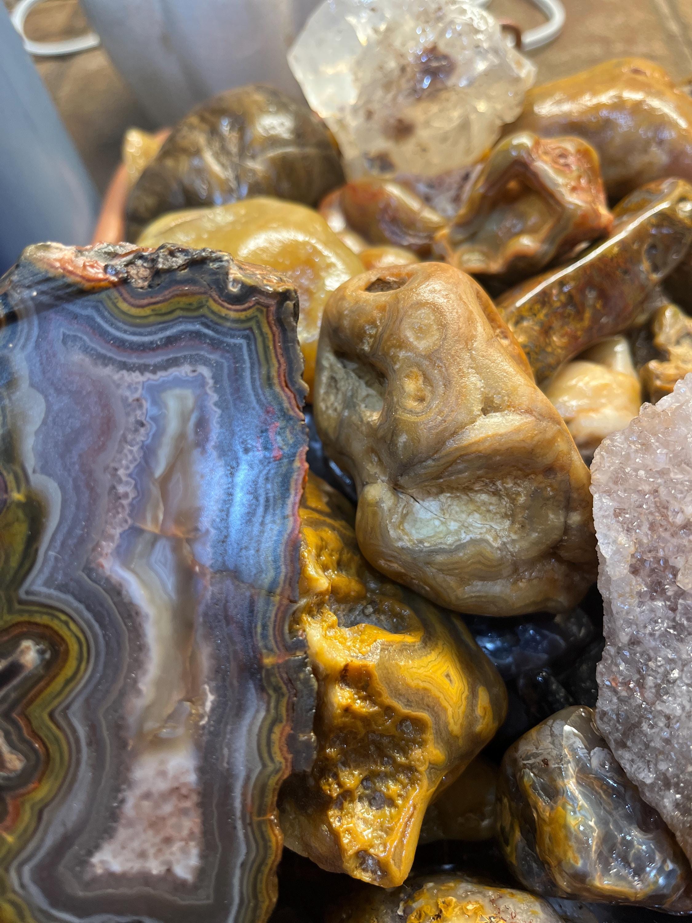 Mystery Rock Box; Crystals, Minerals, Slabs and More! - Etsy