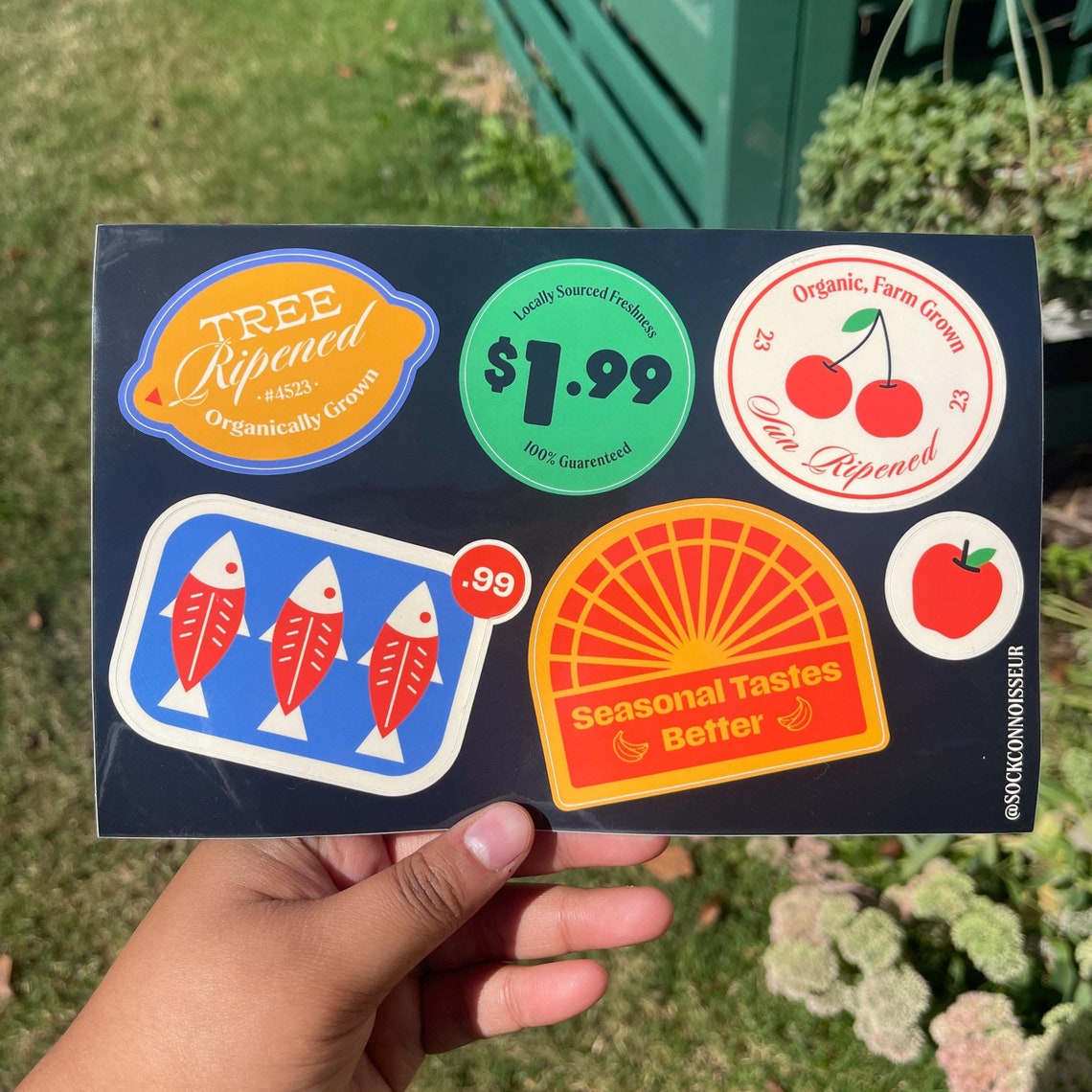 Grocery Store Sticker Sheet - Etsy
