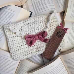Crochet Bow Love Letter Book Sleevebook Coverbookish Giftbook ...