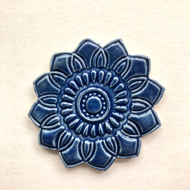 Ceramic Tile for Mosaics/craft Projects/handmade/circle/flower - Etsy