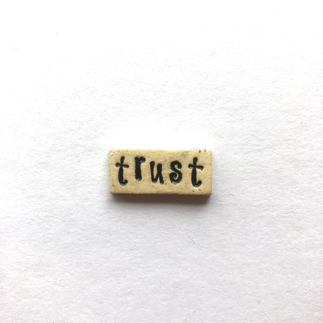 Ceramic Words for Mosaics/trust/craft Projects/handmade - Etsy