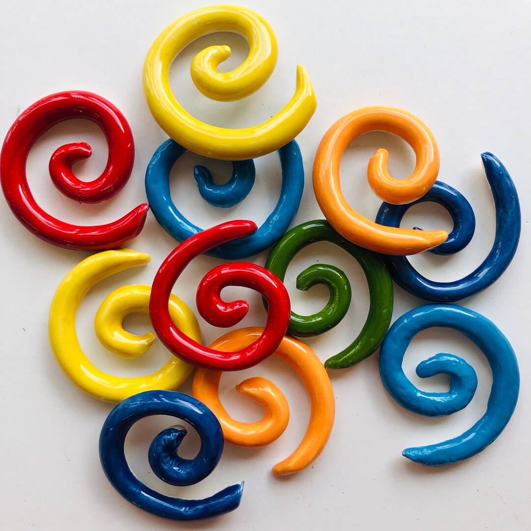 Single Ceramic Swirl for Mosaics/craft Projects - Etsy