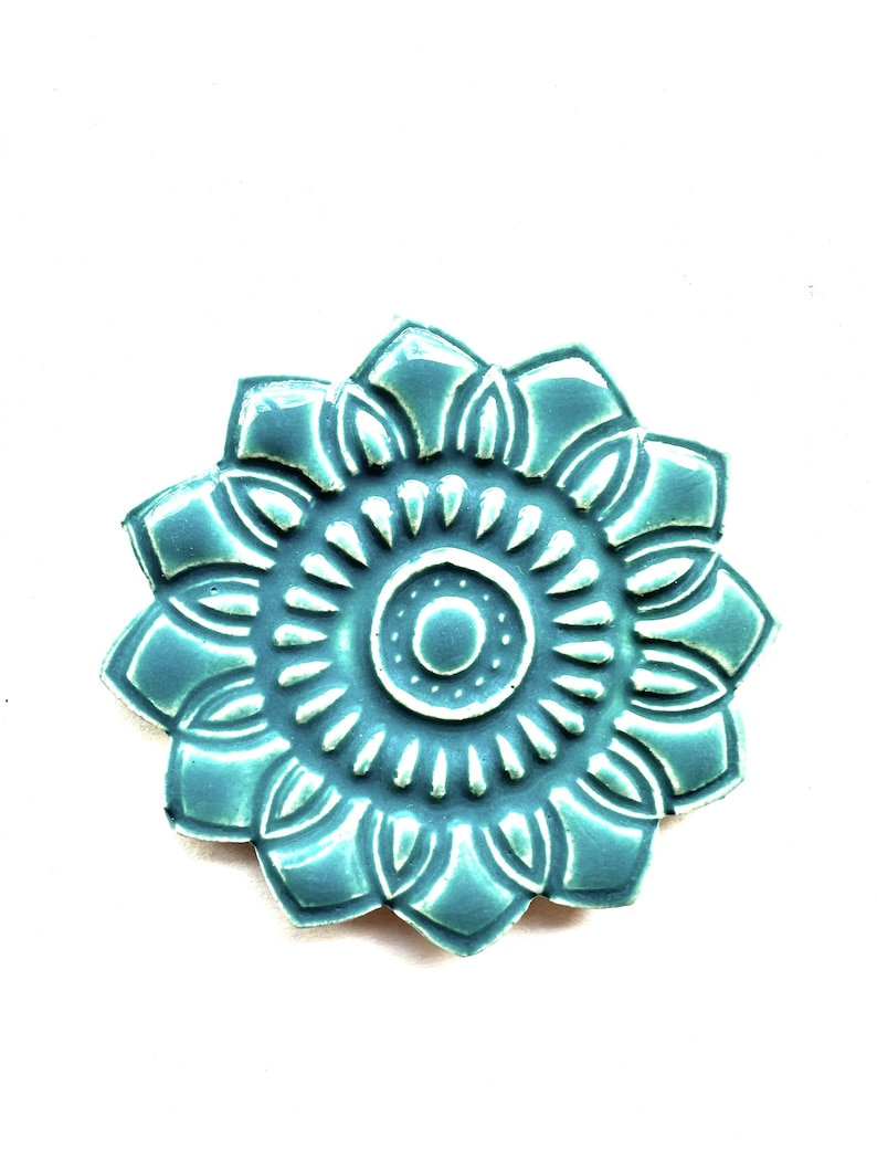 Ceramic Tile for Mosaics/craft Projects/handmade/circle/flower - Etsy