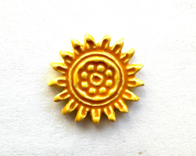 Sun Tile for Mosaics/craft Projects/handmade/sun - Etsy