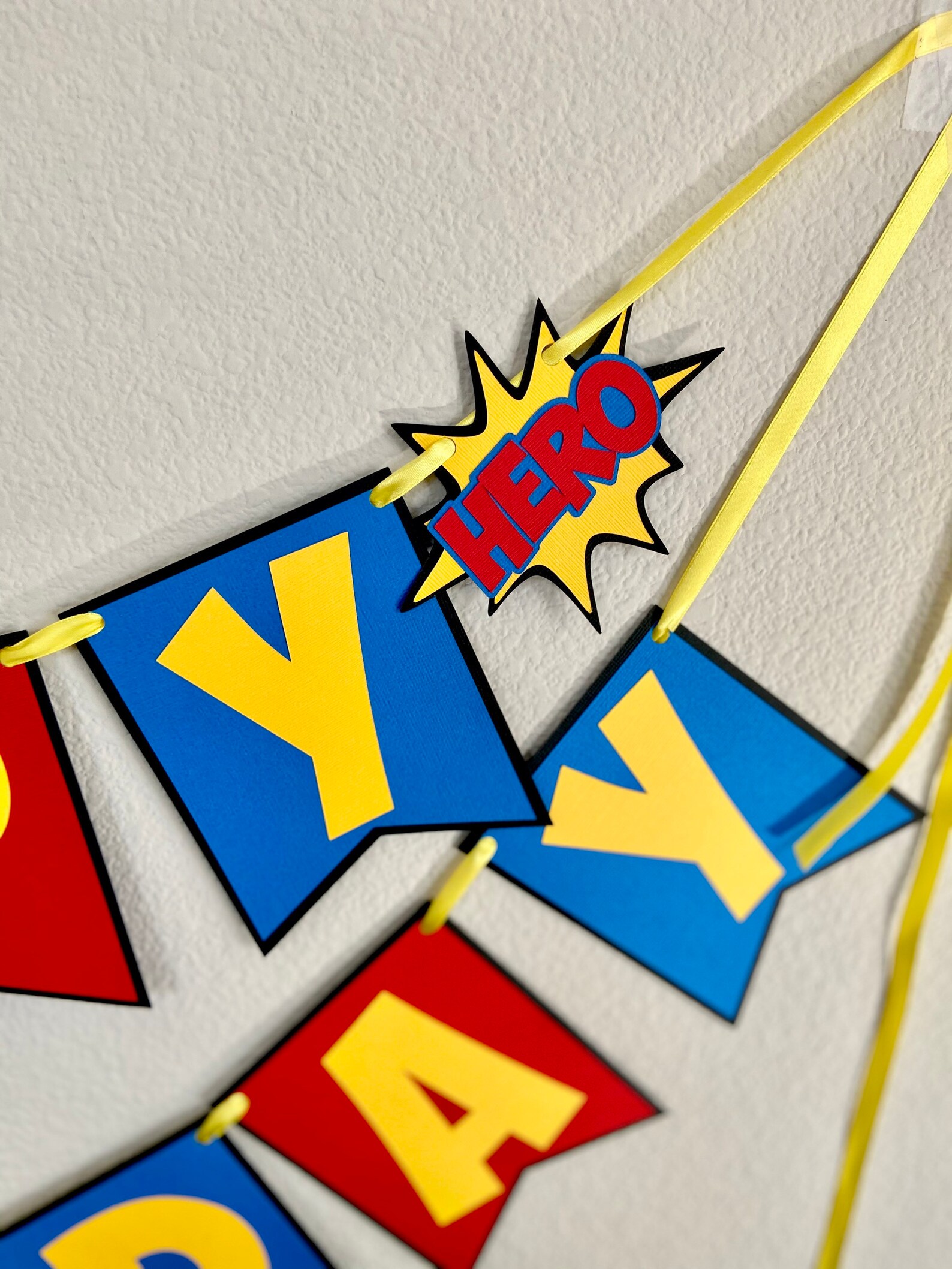 Comic Book Happy Birthday Banner/superhero Happy Birthday Banner - Etsy