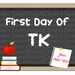 Back to School Sign/first Day of School Sign/preschool Prek TK - Etsy