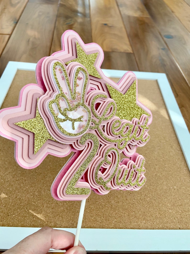 2 Legit 2 Quit Cake Topper/two Legit to Quit | Etsy