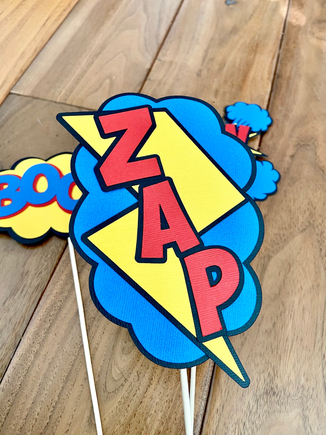 Comic Book Pow Party Decorations/comic Book Pow Centerpieces - Etsy