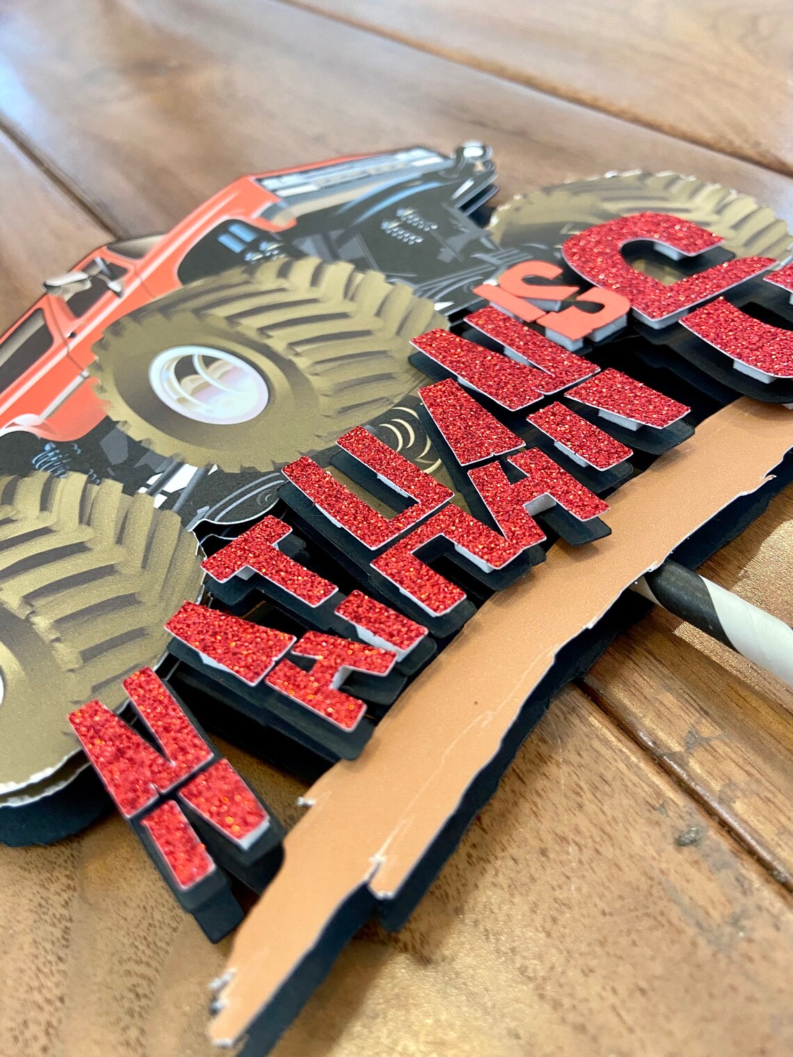 Monster Truck Cake Topper/monster Jam Cake Topper/monster - Etsy