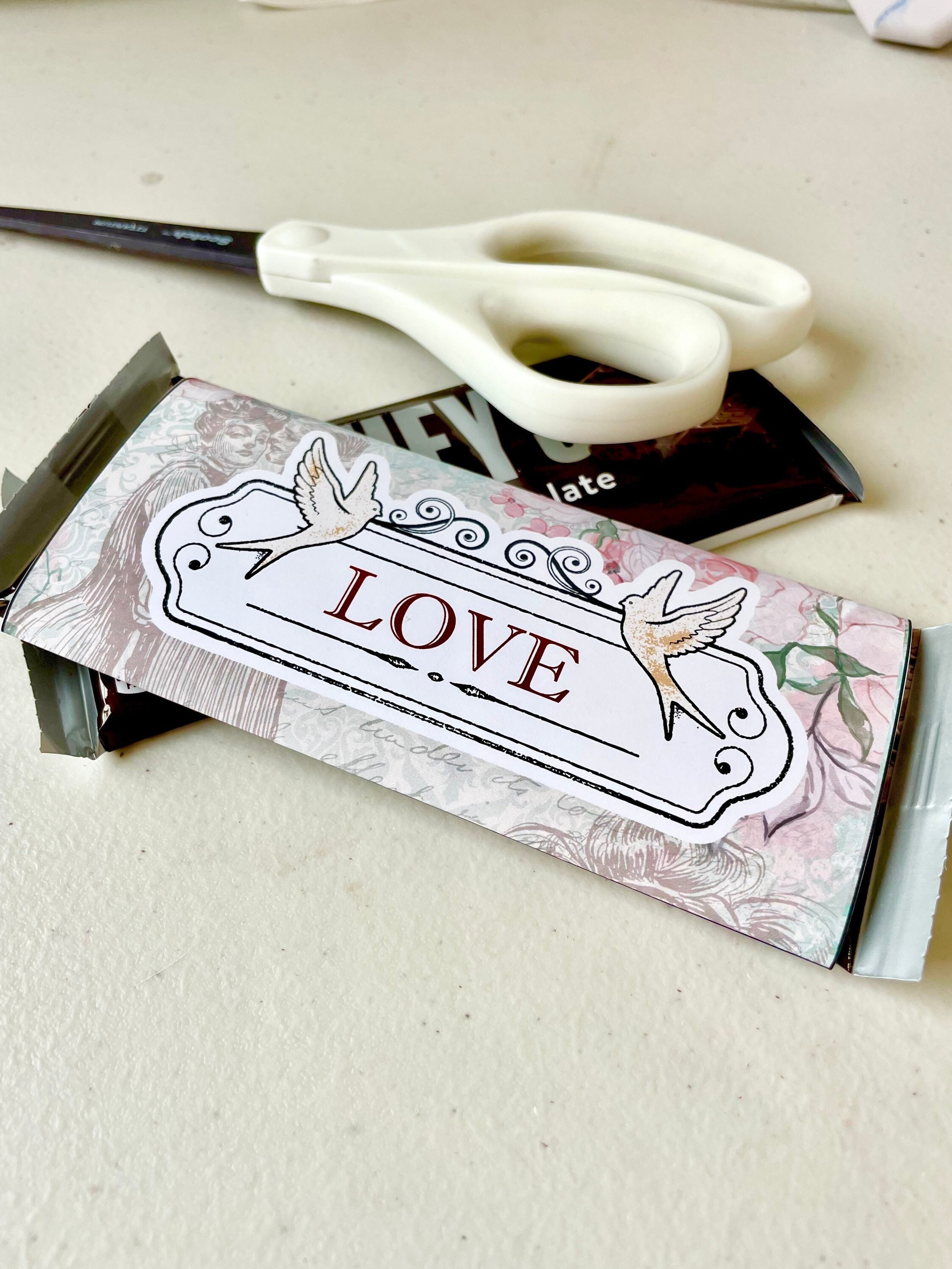 Vintage Valentine Candy Bar Wrapper (digital Download) - Etsy