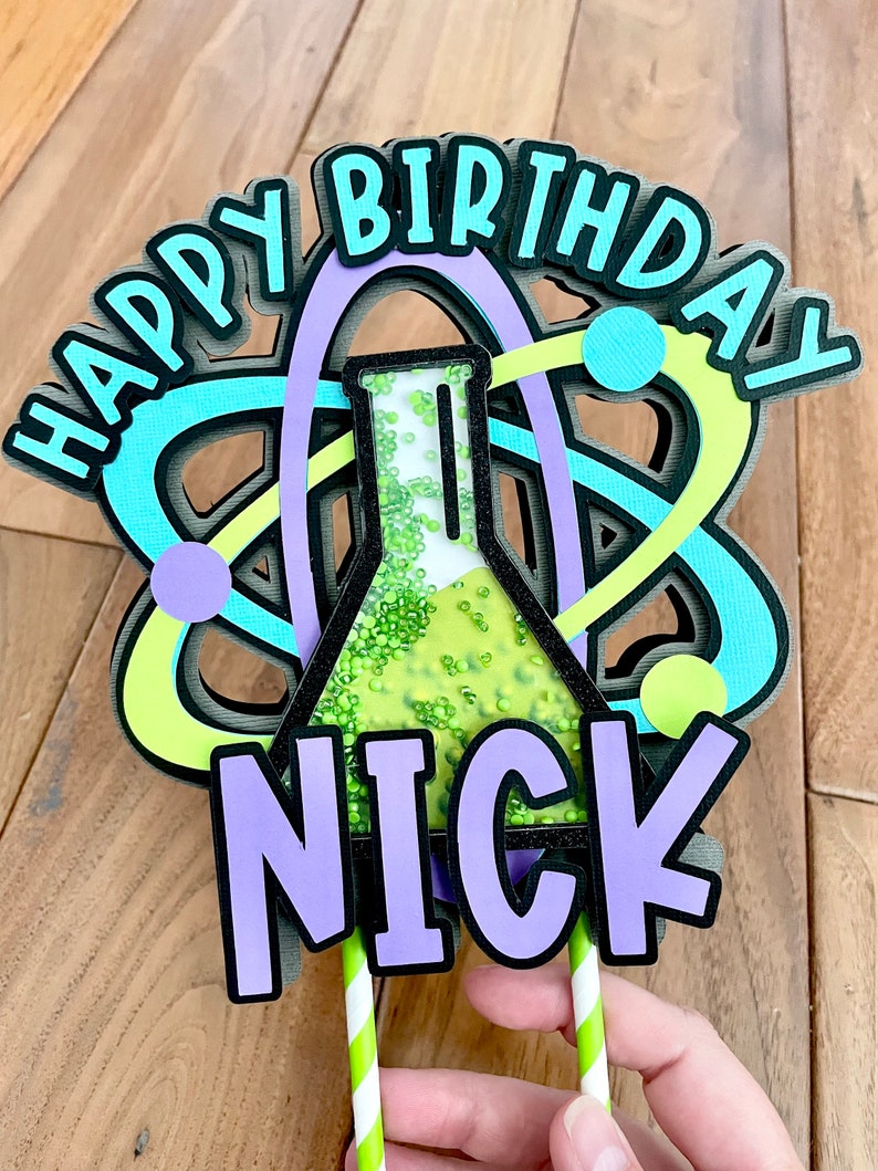 Scientist Cake Topper/mad Science Party/science Party - Etsy