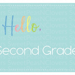 Back to School Sign/first Day of School Sign/ Hello Preschool 1st 2nd ...