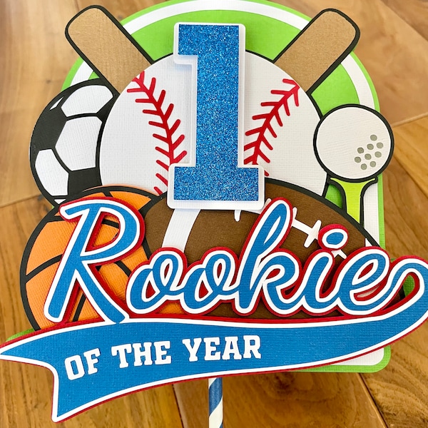 Rookie Year Cake Topper - Etsy