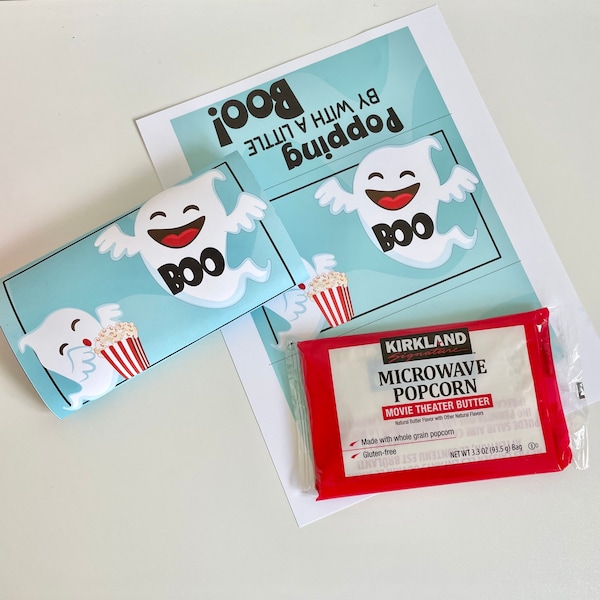 Halloween Popcorn Wrapper - Etsy