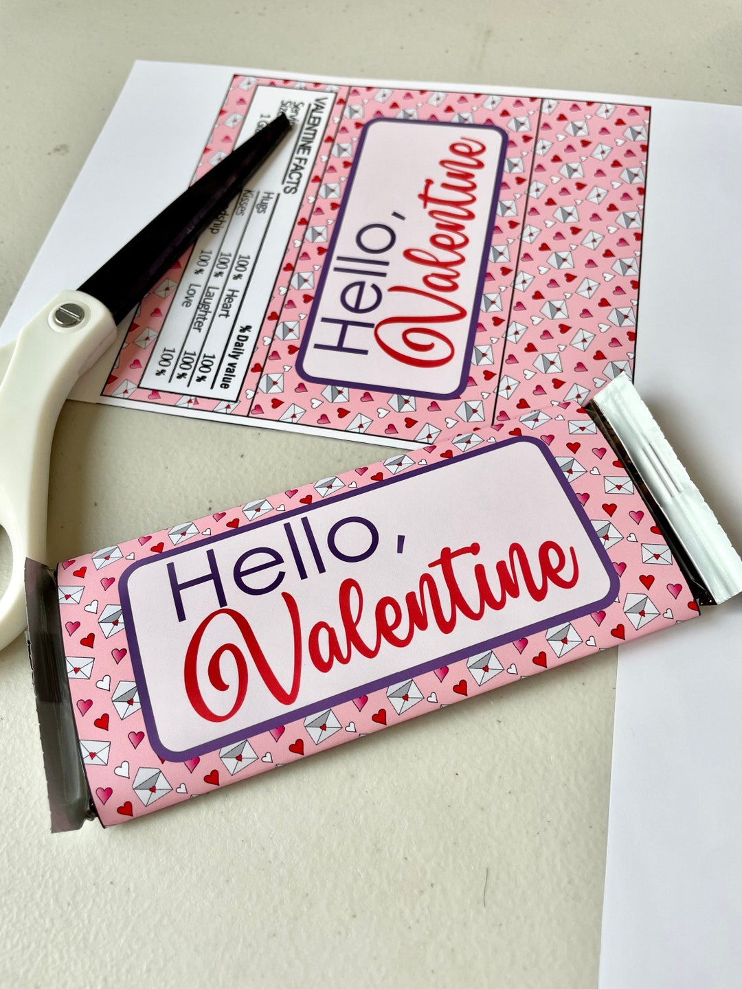 Valentine Candy Bar Wrapper/valentine Printable/valentine Party Favors ...