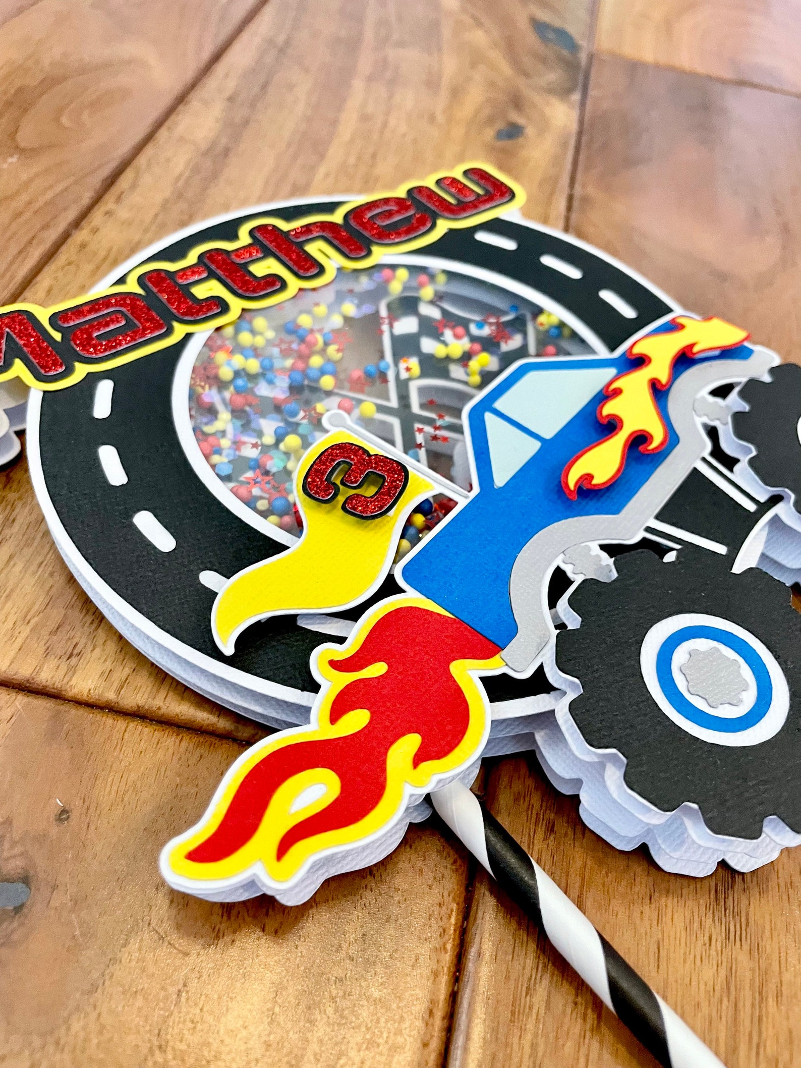 Monster Truck Cake Topper/monster Jam Cake Topper/monster - Etsy