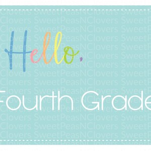 Back to School Sign/first Day of School Sign/ Hello Preschool 1st 2nd ...