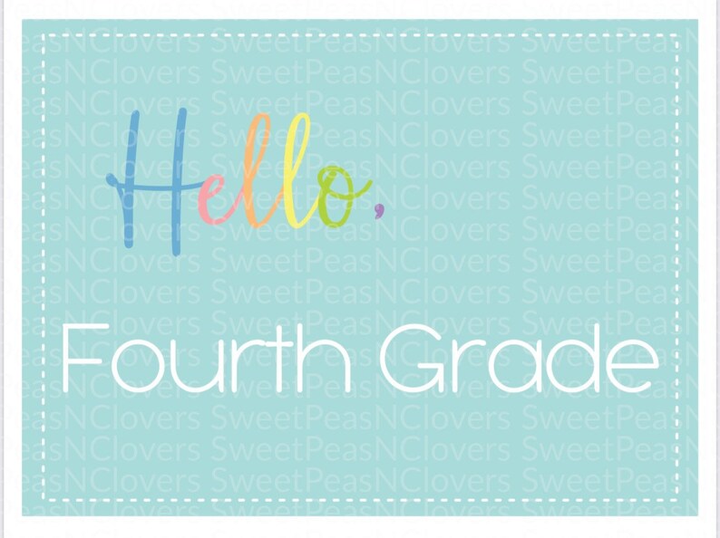 Back to School Sign/first Day of School Sign/ Hello Preschool 1st 2nd ...