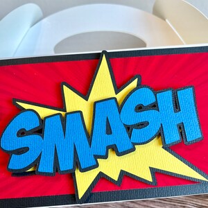Comic Book Favor Boxes/comic Pow/comic Book Treat Box/superhero ...