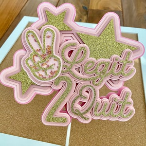 2 Legit 2 Quit Cake Topper/two Legit to Quit - Etsy