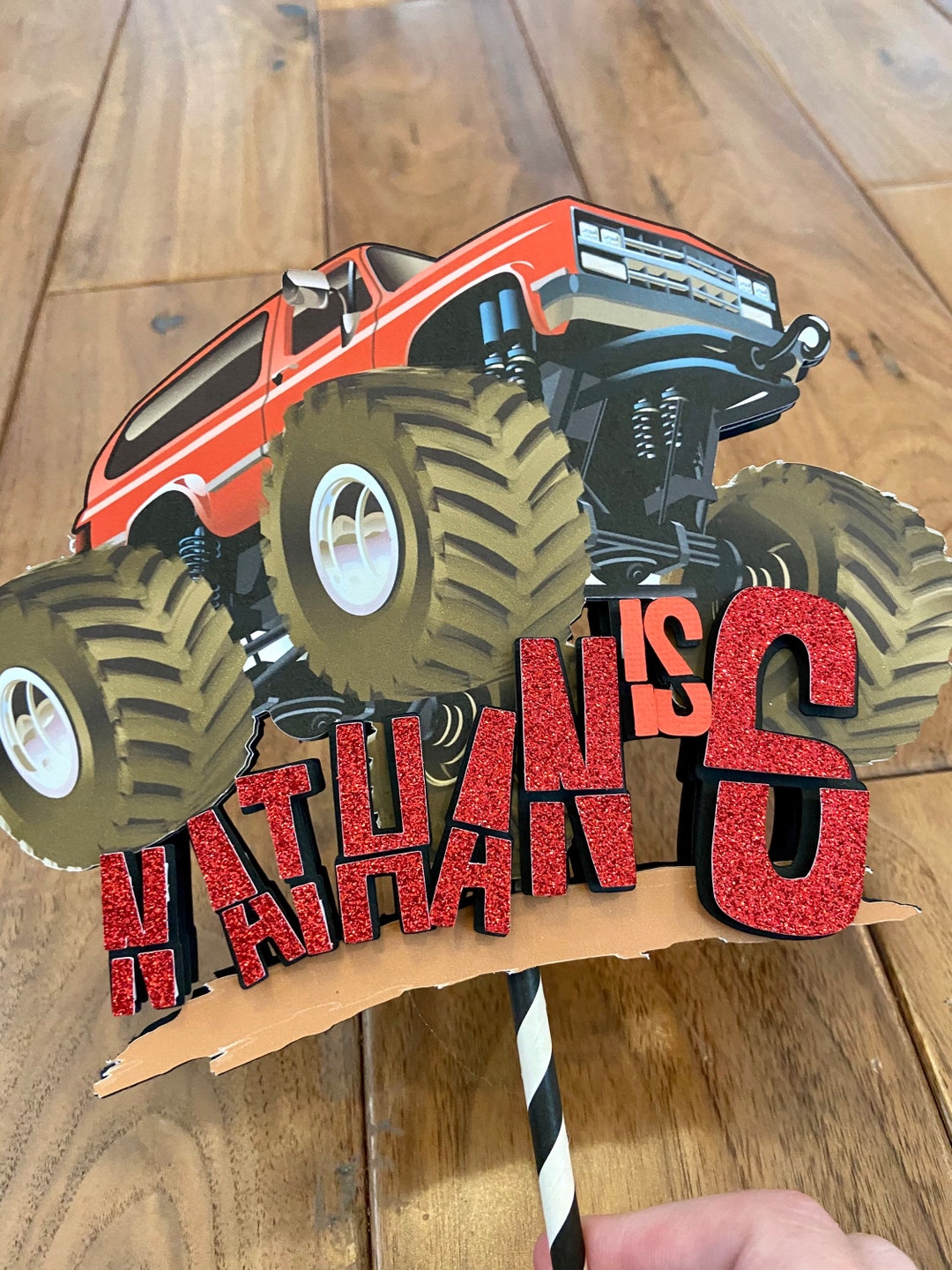 Monster Truck Cake Topper/monster Jam Cake Topper/monster Truck ...