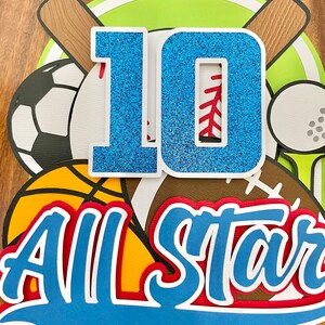 All Star Cake Topper/sports Cake Topper/ - Etsy