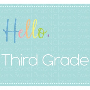 Back to School Sign/first Day of School Sign/ Hello Preschool 1st 2nd ...