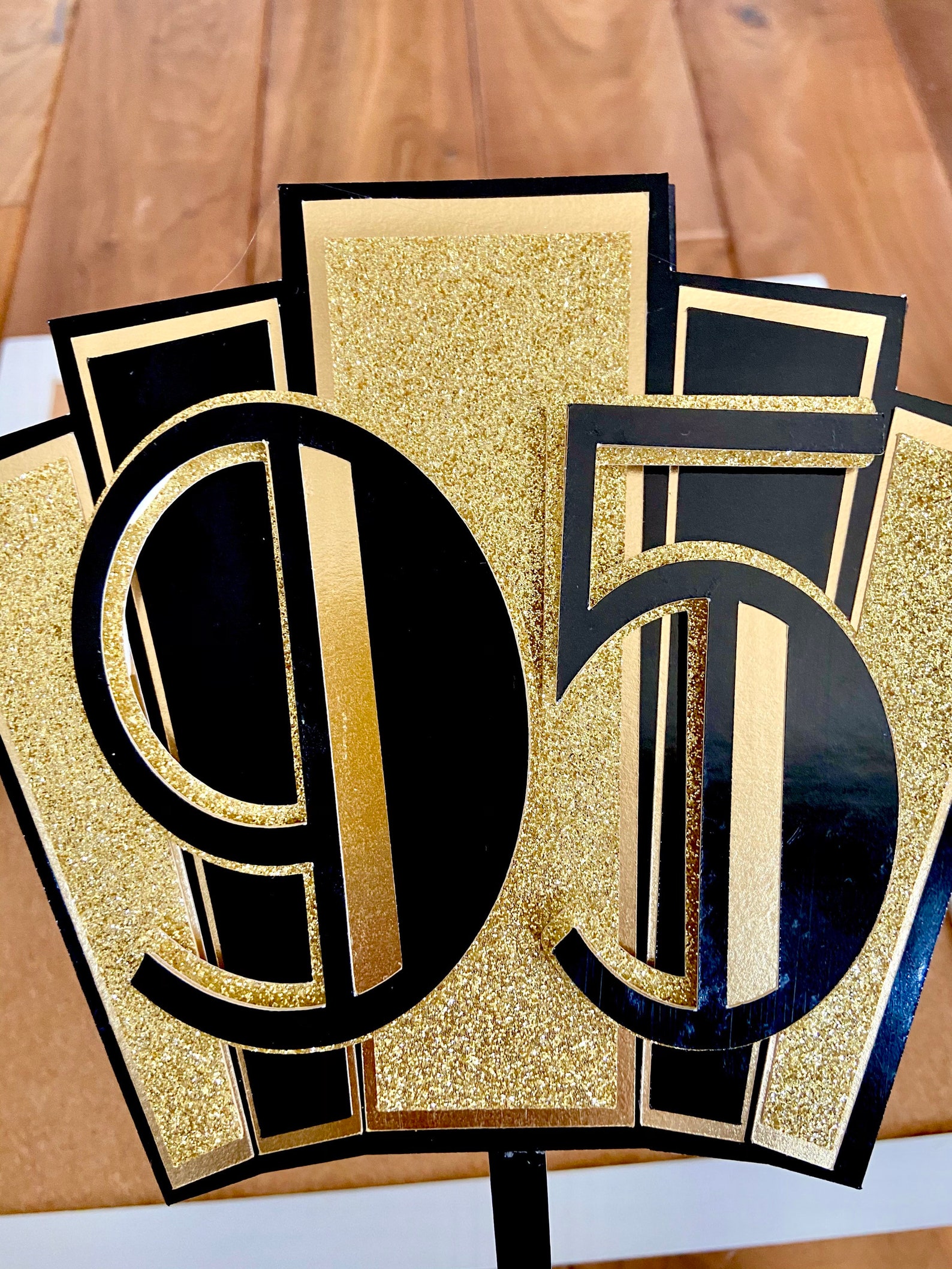 Art Deco Glitter Cake Topper: 1920s, Gatsby Party - Etsy