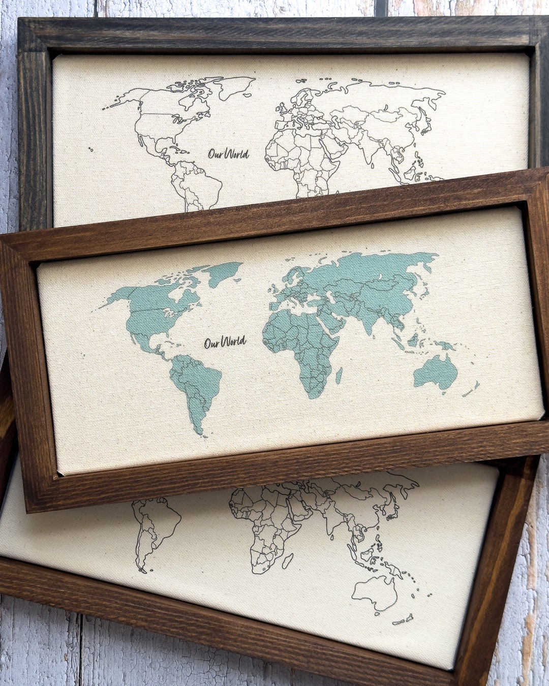 World Push Pin Custom Map Travel Map Tracking, Nook Decor, Personalized ...