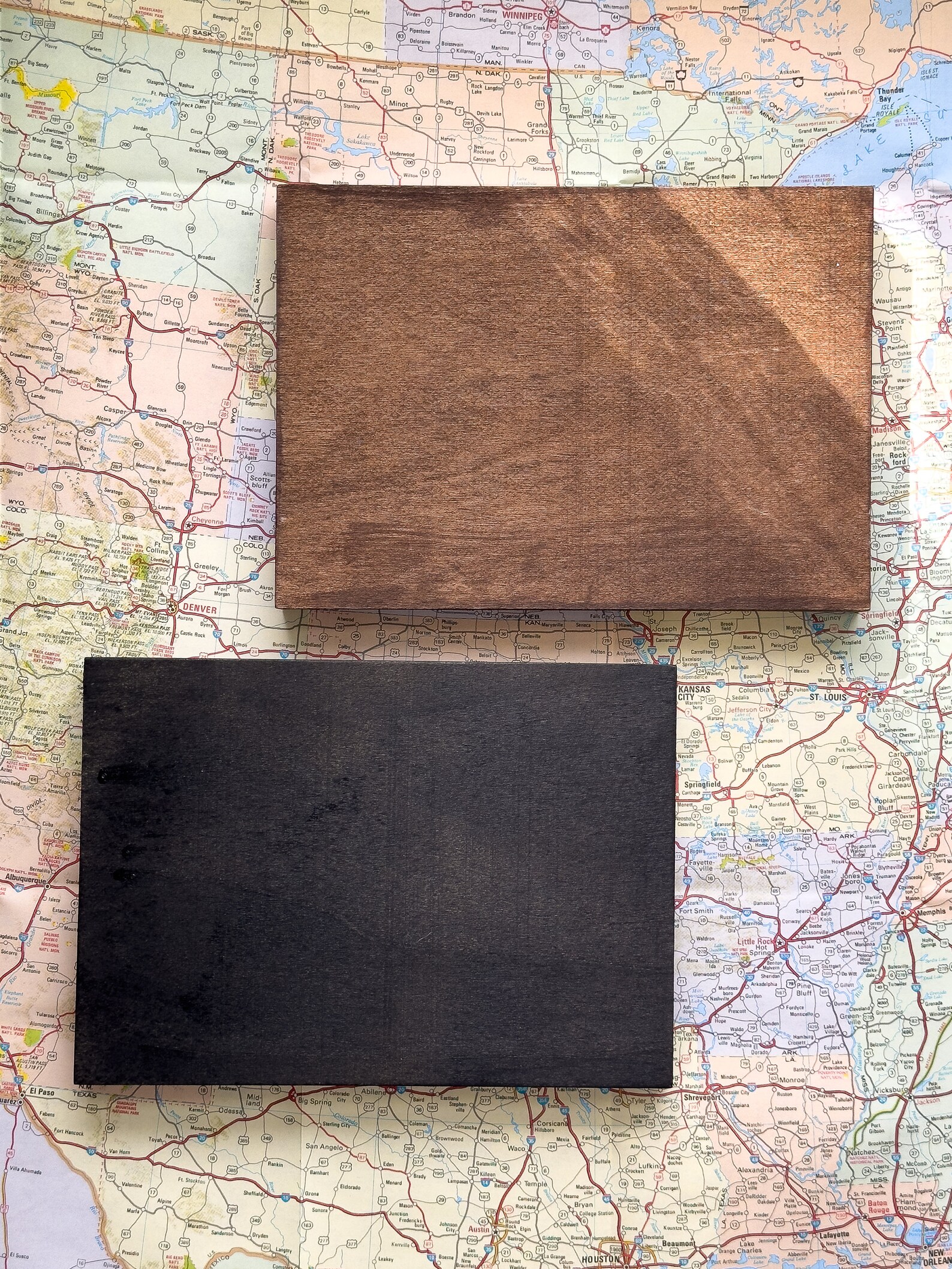 Mini Retro Push Pin Map, Small Travel Adventure Map, Checklist Map ...