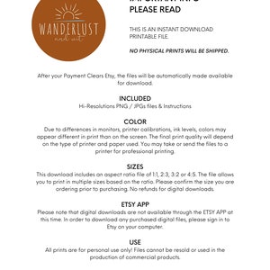 Roam; Printable Travel Words and Definition. Typography Artwork ...