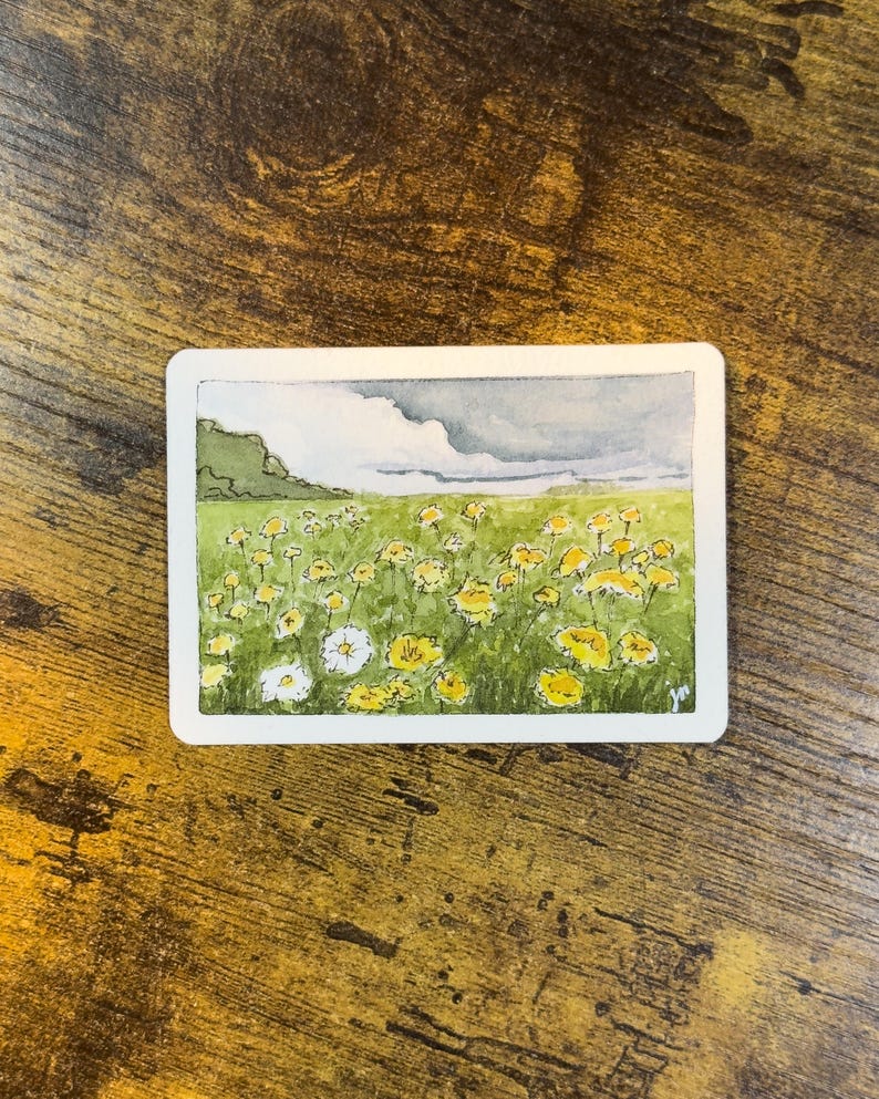 Landscape ACEO Art Cards – Original Mini Watercolor Scenes – Nature Art ...