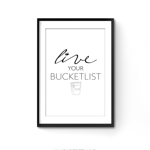 Bucket List Wall Art - Etsy