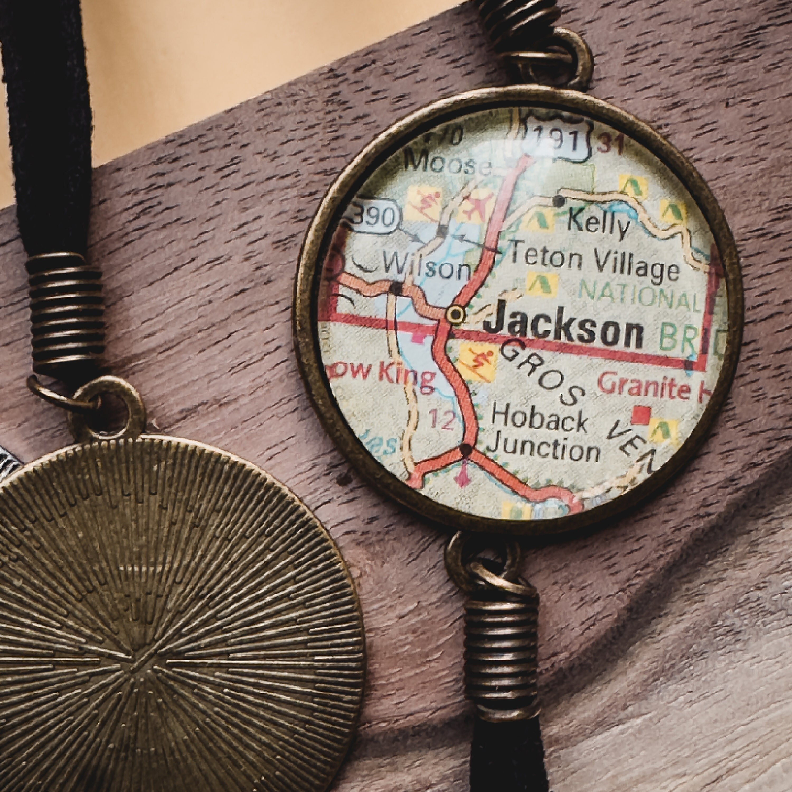 Unique Map Bracelet With Custom US Map Location, Upcycled Map Jewelry ...