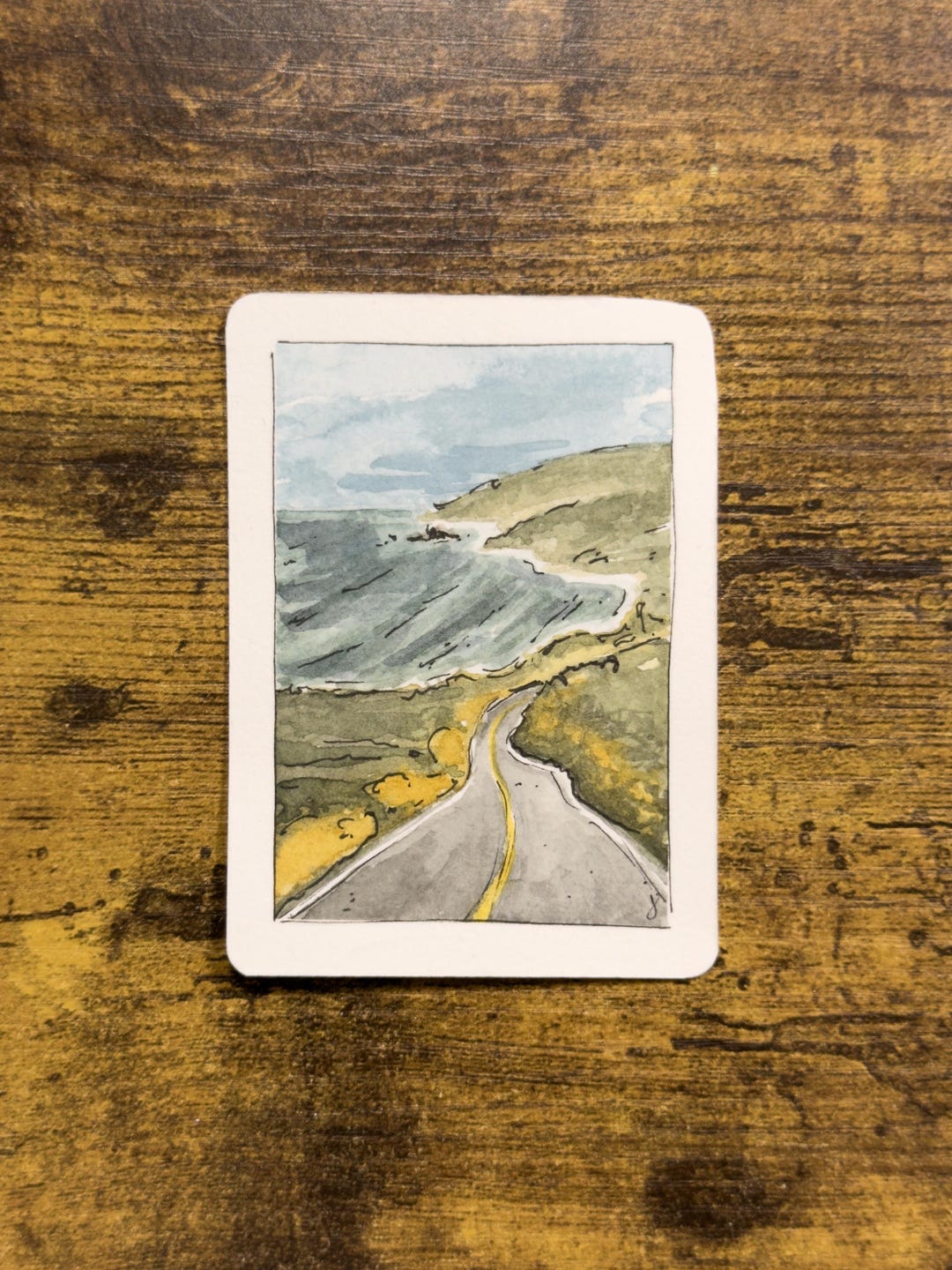 Landscape ACEO Art Cards – Original Hand-painted Artist Trading Cards ...