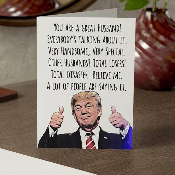 Trump Greeting Card - Etsy
