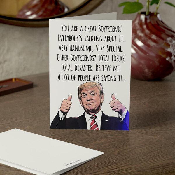 Trump Greeting Card - Etsy