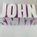 Customizable 3D Pop up Name Card - Etsy