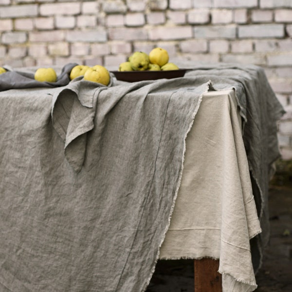 Linen Tablecloth - Etsy