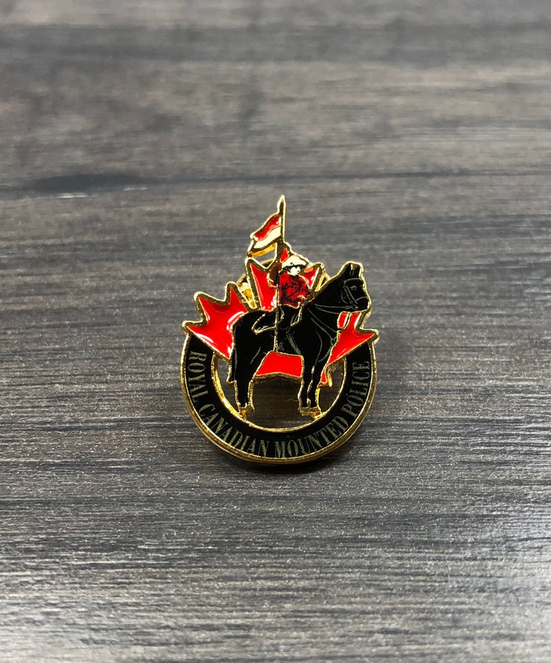 Royal Canadian Mounted Police Lapel Pin ~ RCMP Musical Ride Lapel Pin ...