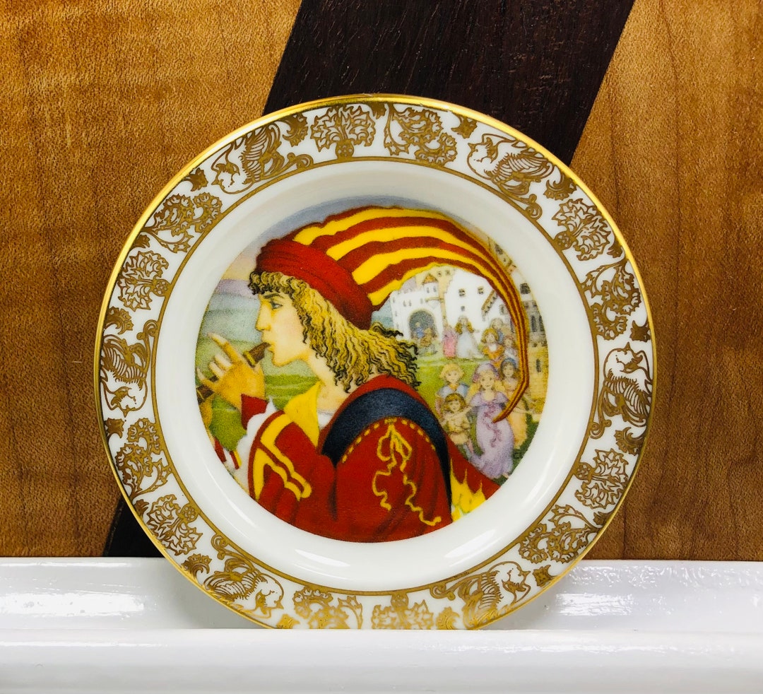 The Best Loved Fairy Tales Pied Piper of Hamelin Franklin Mint Mini ...