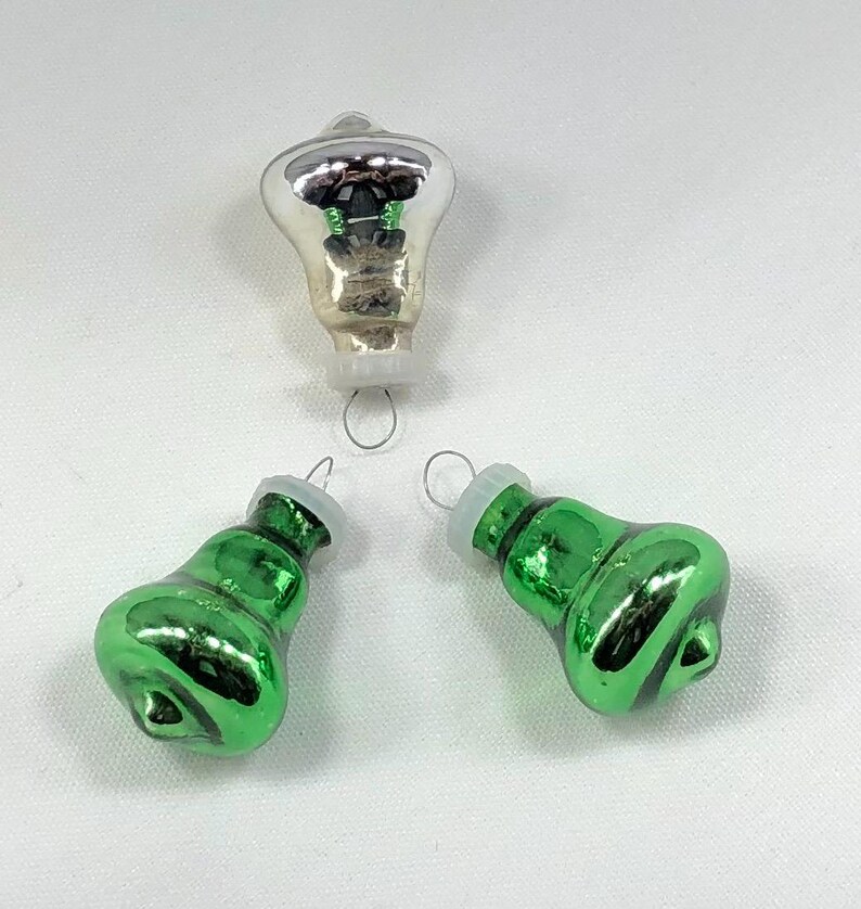 Christmas Miniature Hanging Bells Christmas Tree Ornaments Mercury ...