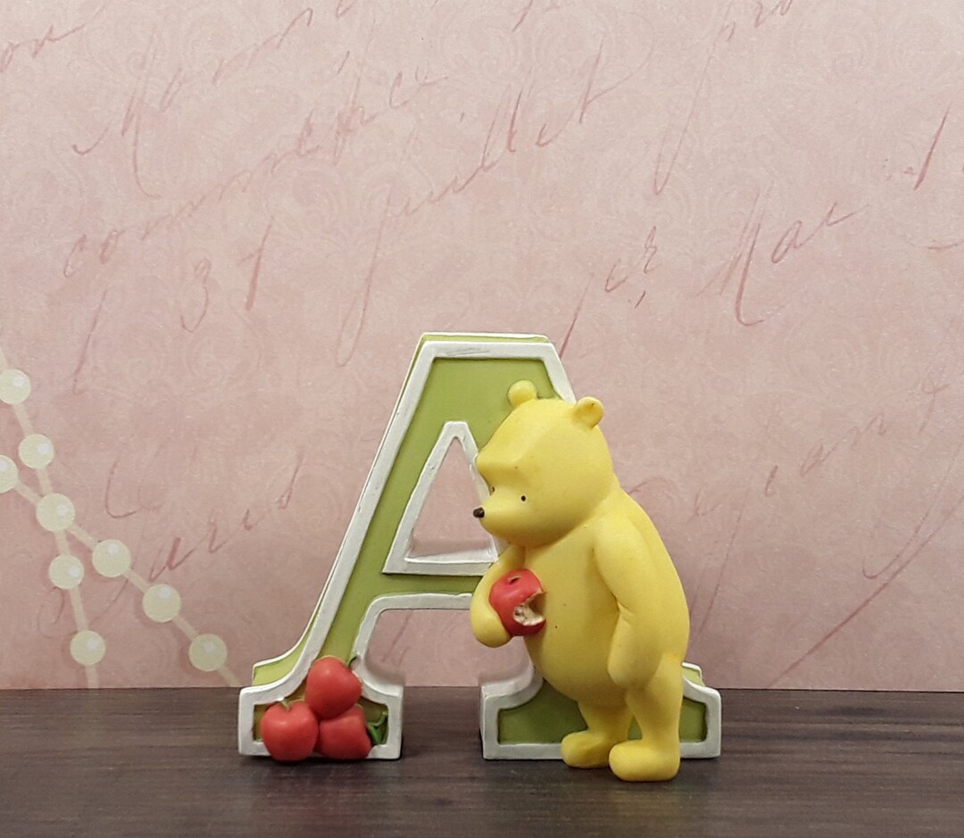 Classic Winnie the Pooh ~ Letter 'A' ~ Alphabet Letters ~ Manufactured ...