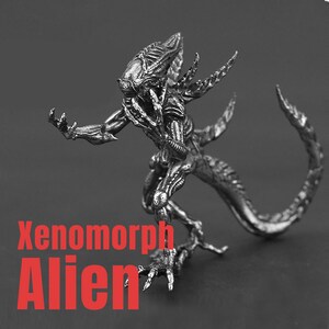 Alien | Xenomorph | Necronomicon | Metal Sculpture | Miniature Figurine ...